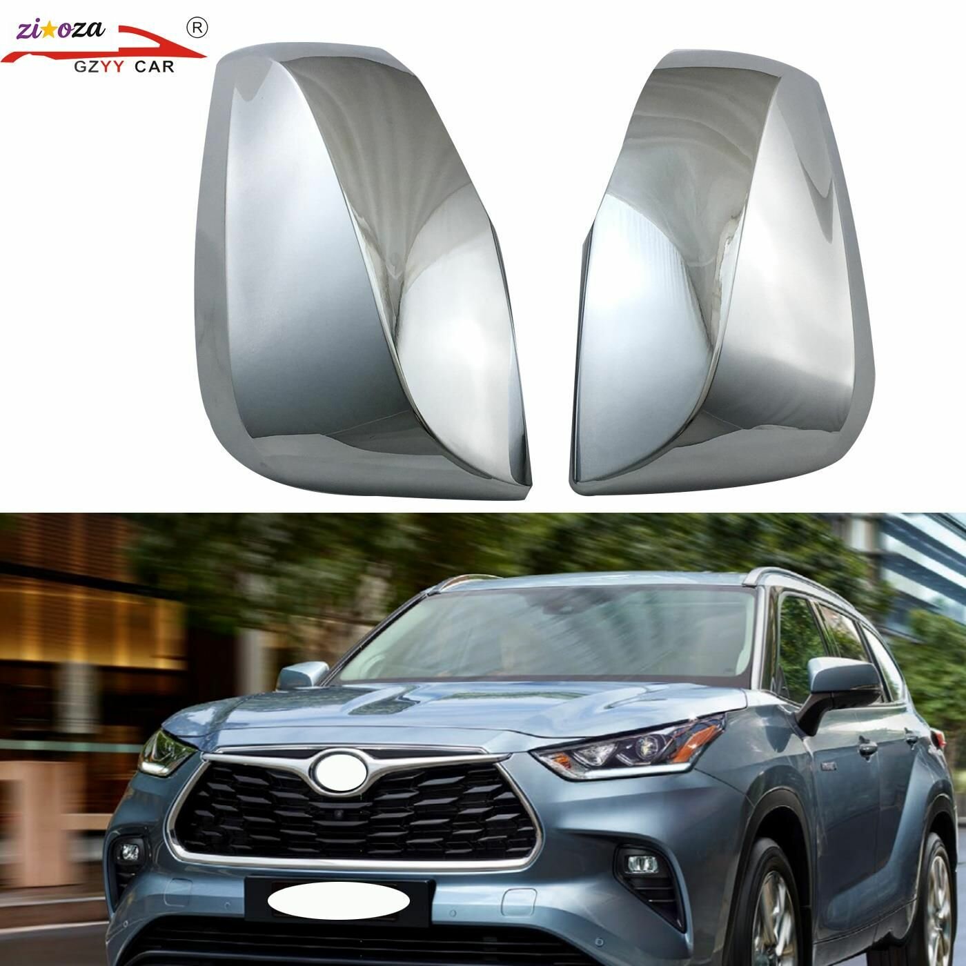 Подходит для 2020 2021 KLUGER Highlander, чехол для зеркала заднего вида Alpha, чехол для зеркала заднего вида, украшение автомобиля