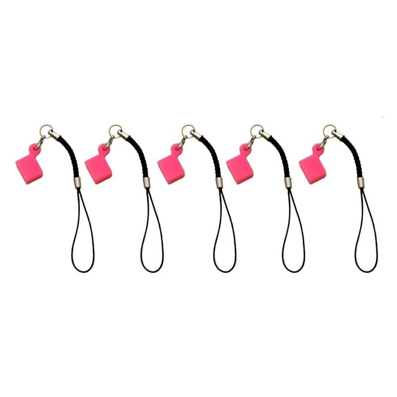 Силиконовые чехлы для USB-флешек (5 шт.), Розовый красный