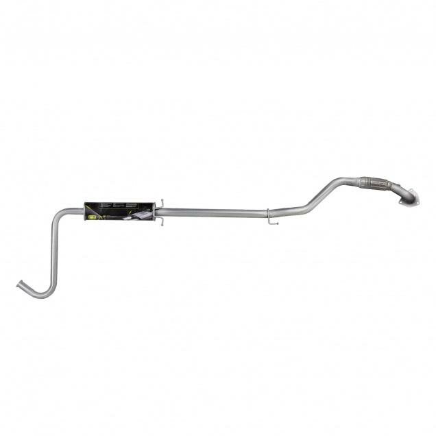 Глушитель для а/м ZAZ Chance доп. (резонатор) с гофрой (алюм. сталь) (EAM 0205)