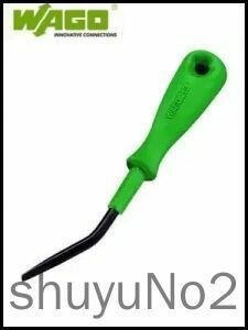 Эксклюзивная отвертка WAGO 210658 с угловым жалом 3.5 на 0.5 мм для клемм