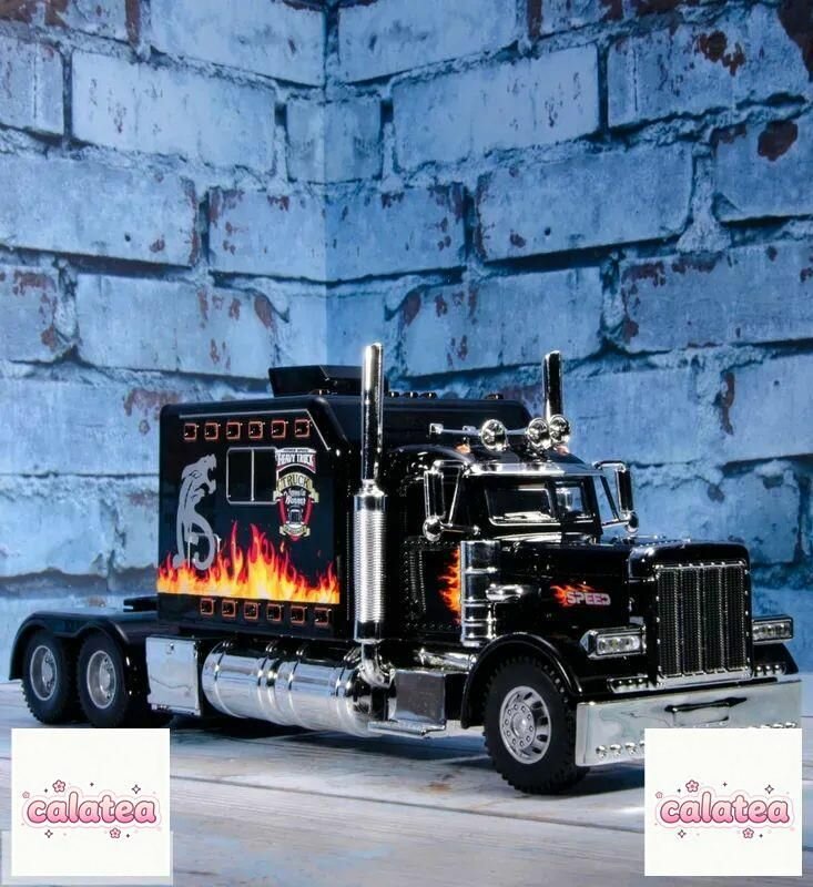 Металическая машинка Тягач Freightliner Classic/1 шт