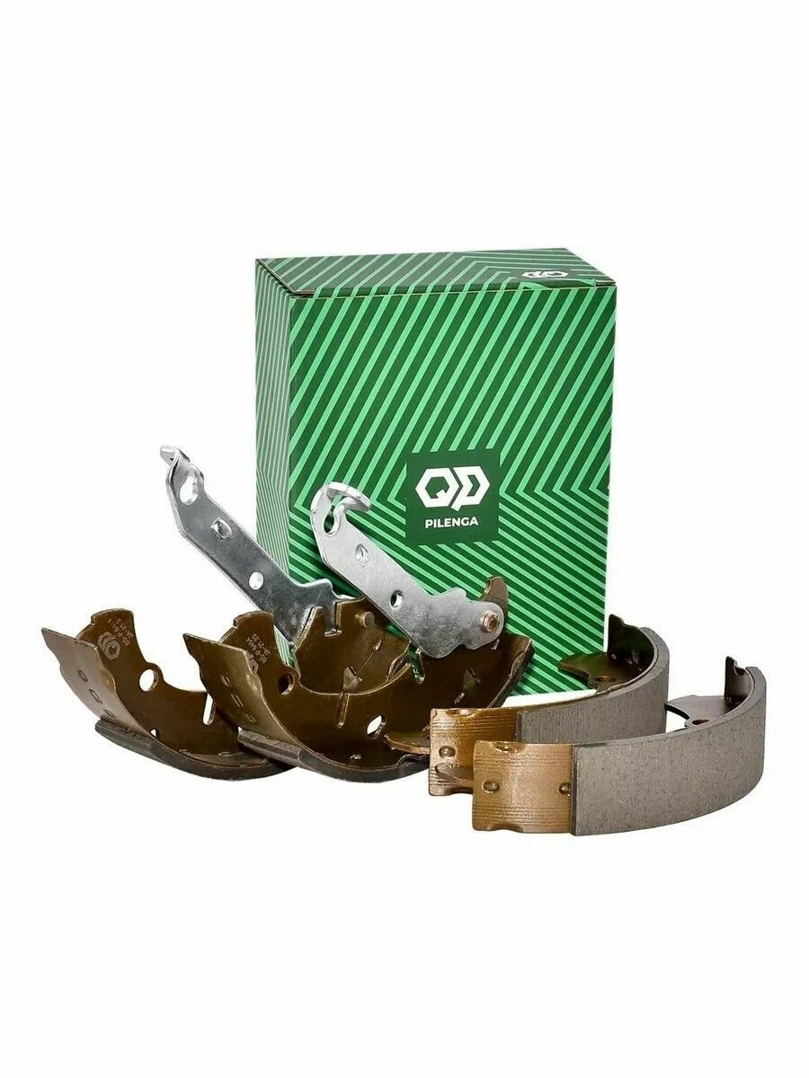 Колодка задняя ВАЗ Lada Vesta (барабанные) со скобами ручника арт. BS-P 8454