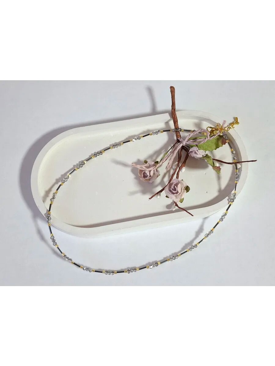 Чокер, сапфировое стекло