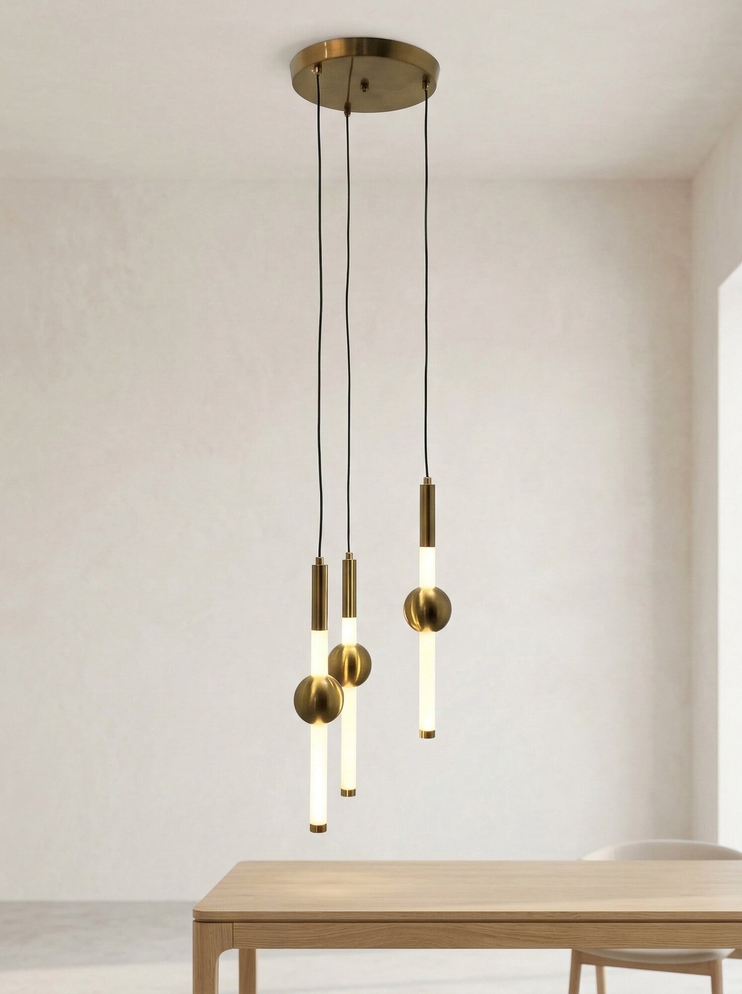 Светильник свет столицы LED 11935/3, мощность 24Вт, лампы светодиодные, латунь