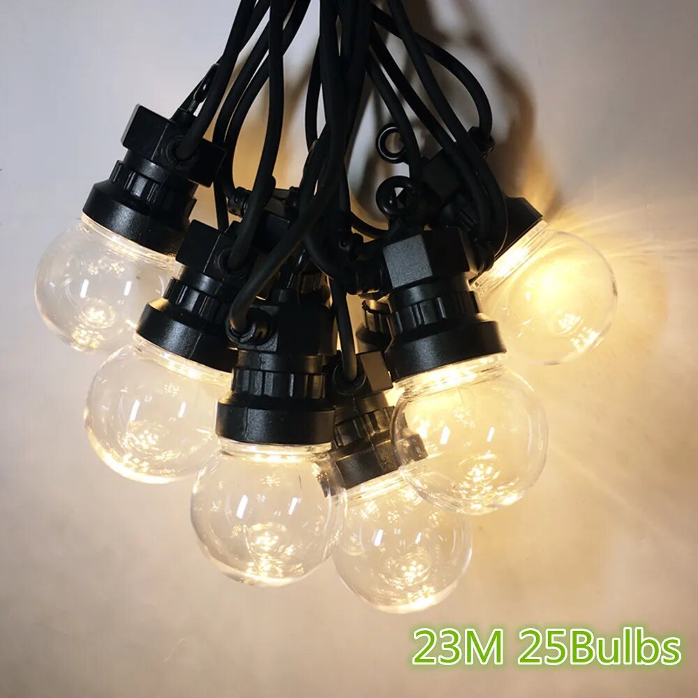 Гирлянда светодиодная G50, 23M, 25Bulbs, EU