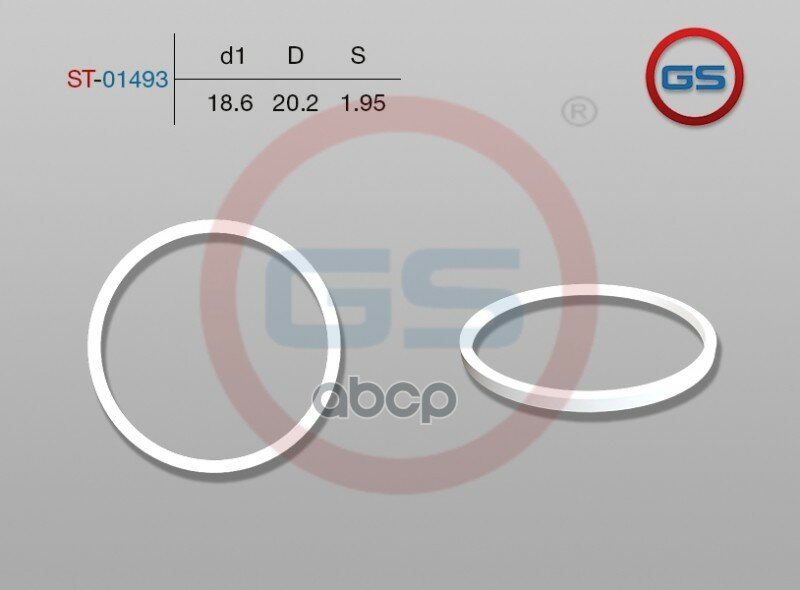 Тефлоновое кольцо 18,6* 20,2*1,95 GS арт. ST-01493