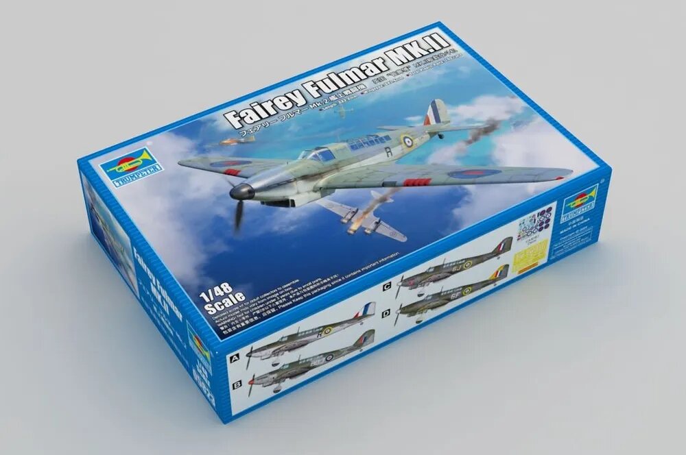 Trumpeter 05823 1/48 Fairey Fulmar MK.II сборная модель самолета для склеивания