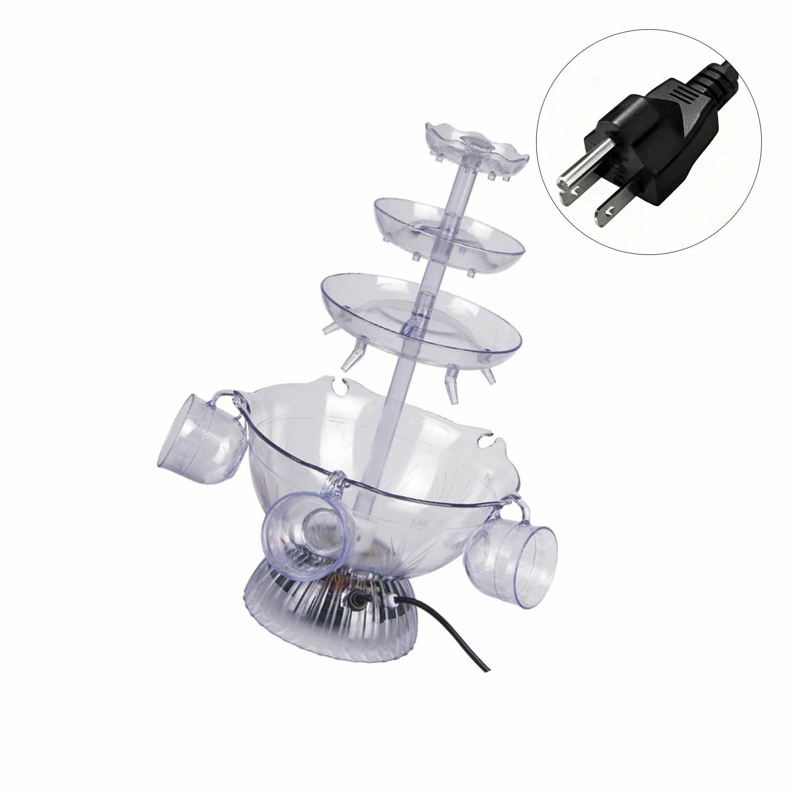 Элегантный фонтан для напитков 110В с обзором 360 корпоративных мероприятий