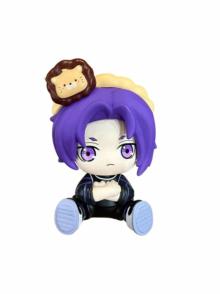 Фигурка Синяя тюрьма: Блю Лок Рео Микаге/ Blue Lock Reo Mikage Q version figure Подарок для фаната (8см)