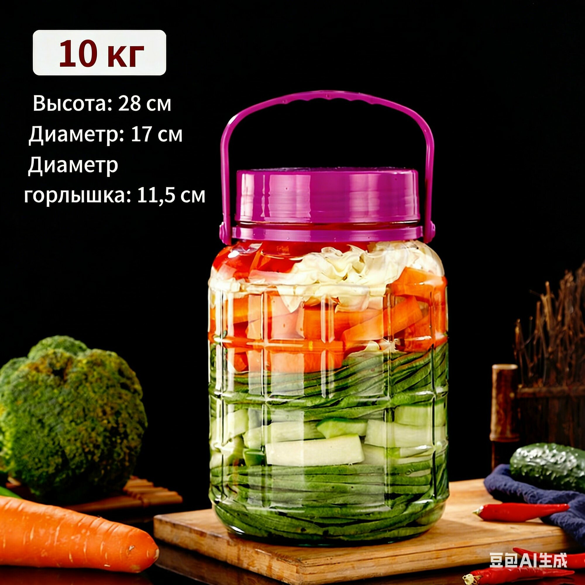 Банка с гидрозатвором