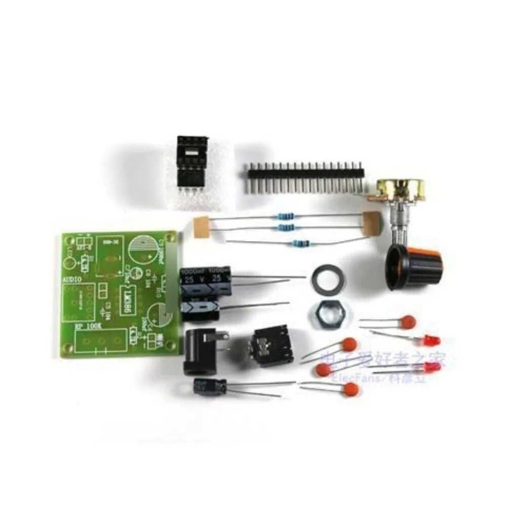 Мини-усилитель мощности LM386 DIY kit для сборки усилителя аудио
