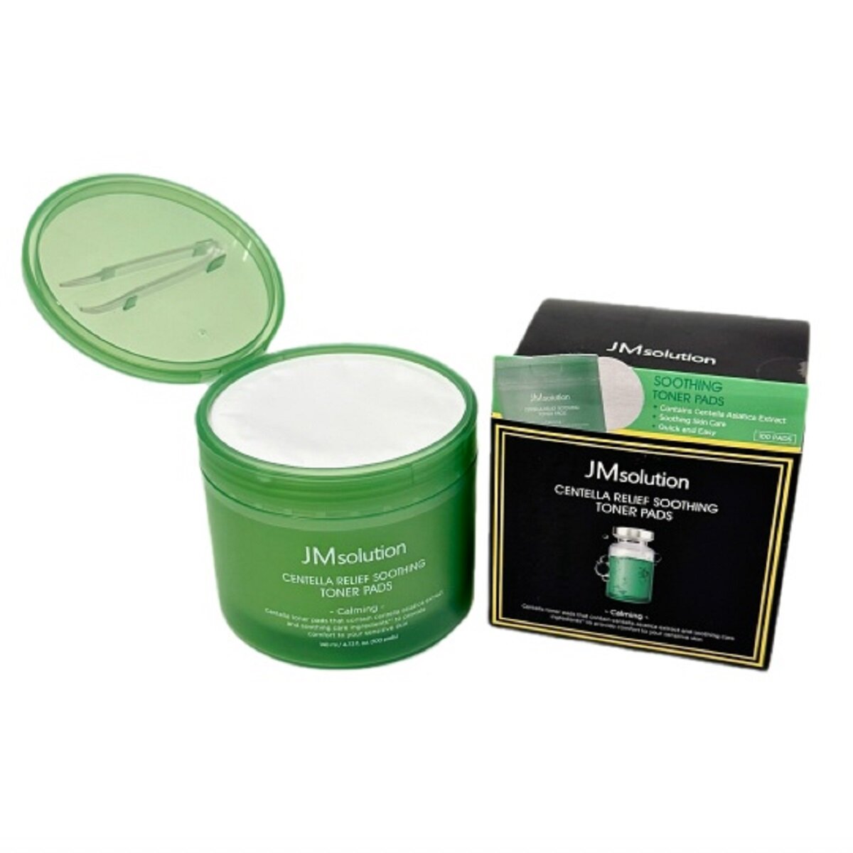 JMsolution Успокаивающие тонер-пэды (100шт) Centella Relief Soothing Toner Pads
