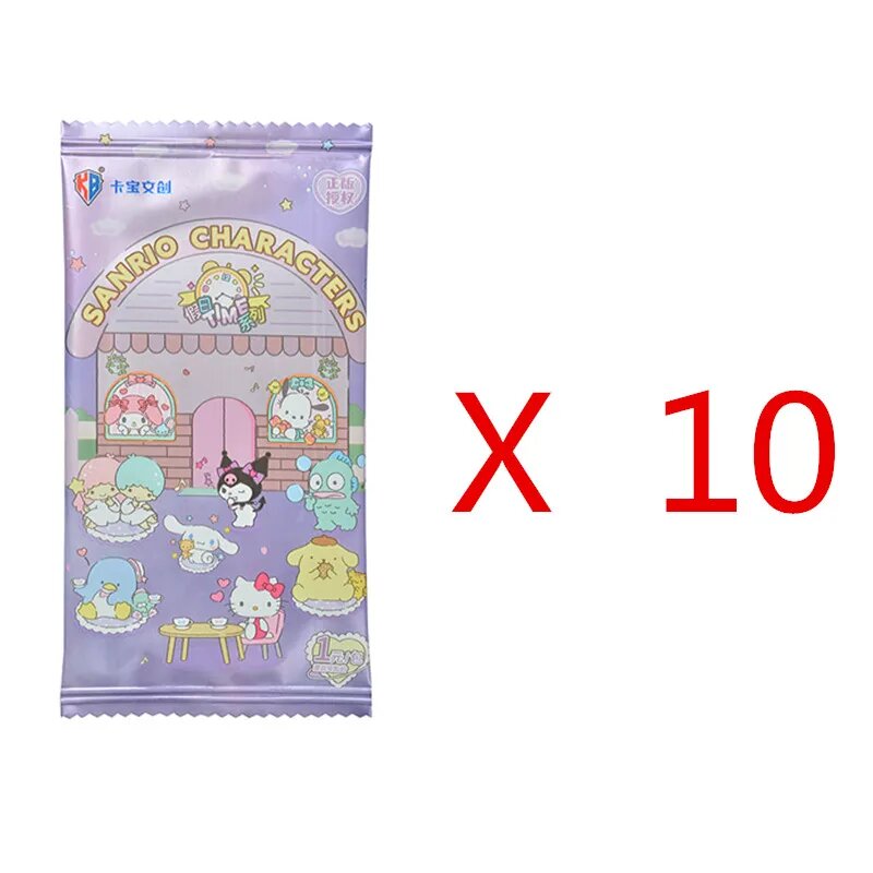 Коллекционные аниме-карты Sanrio Hello Kitty Kuromi 10 Bag3