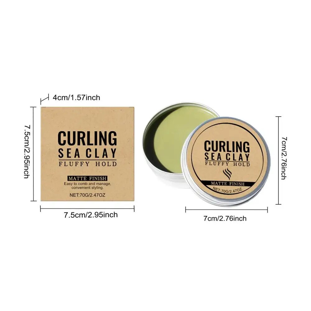 Глина для укладки волос, матовая, с сильной фиксацией, низким блеском, воск для укладки волос, нелипкий воск для волос