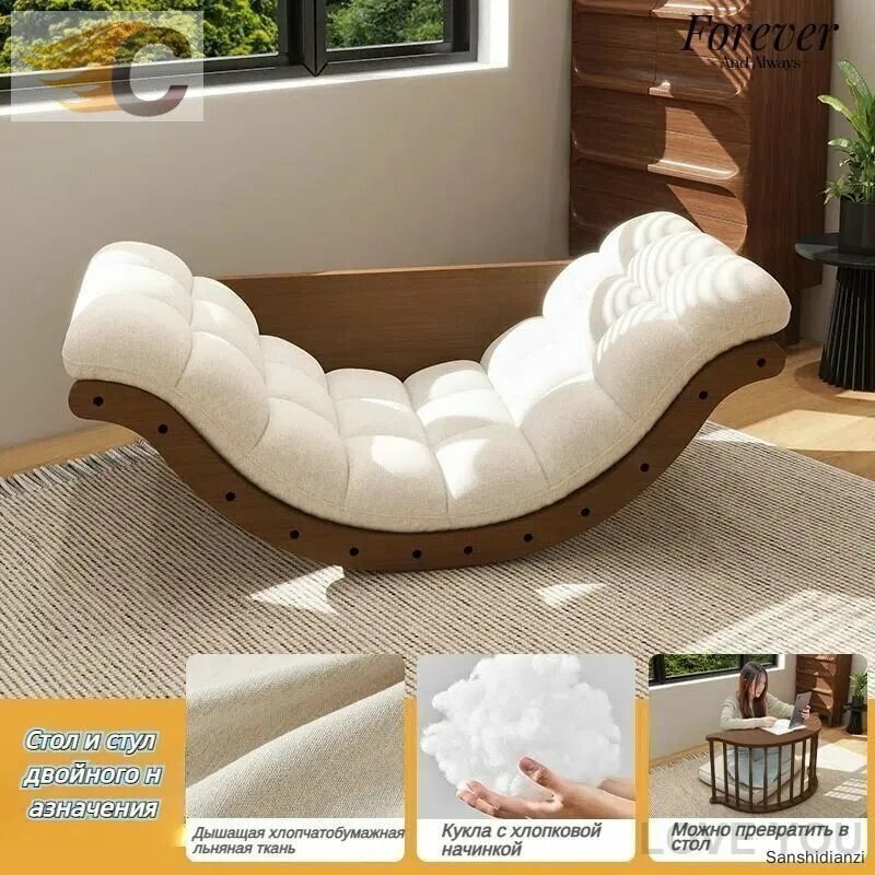 Диван раскладной, механизм Реклайнер, 65х65х45 см, разноцветный