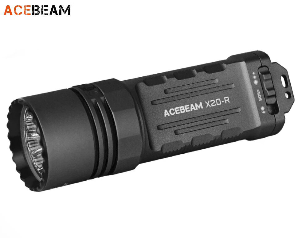 Фонарь Acebeam X20-R Black Neutral, Nichia 519A, 370 метров, 6500 люмен (Комплект)