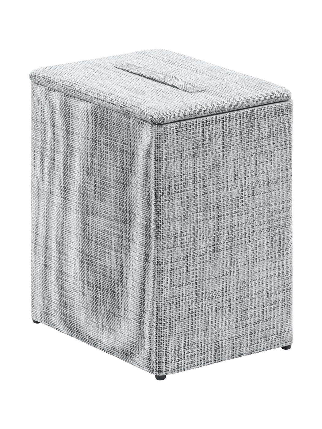 Корзина для мусора с крышкой Casy Home 27x20x33см цвет серый