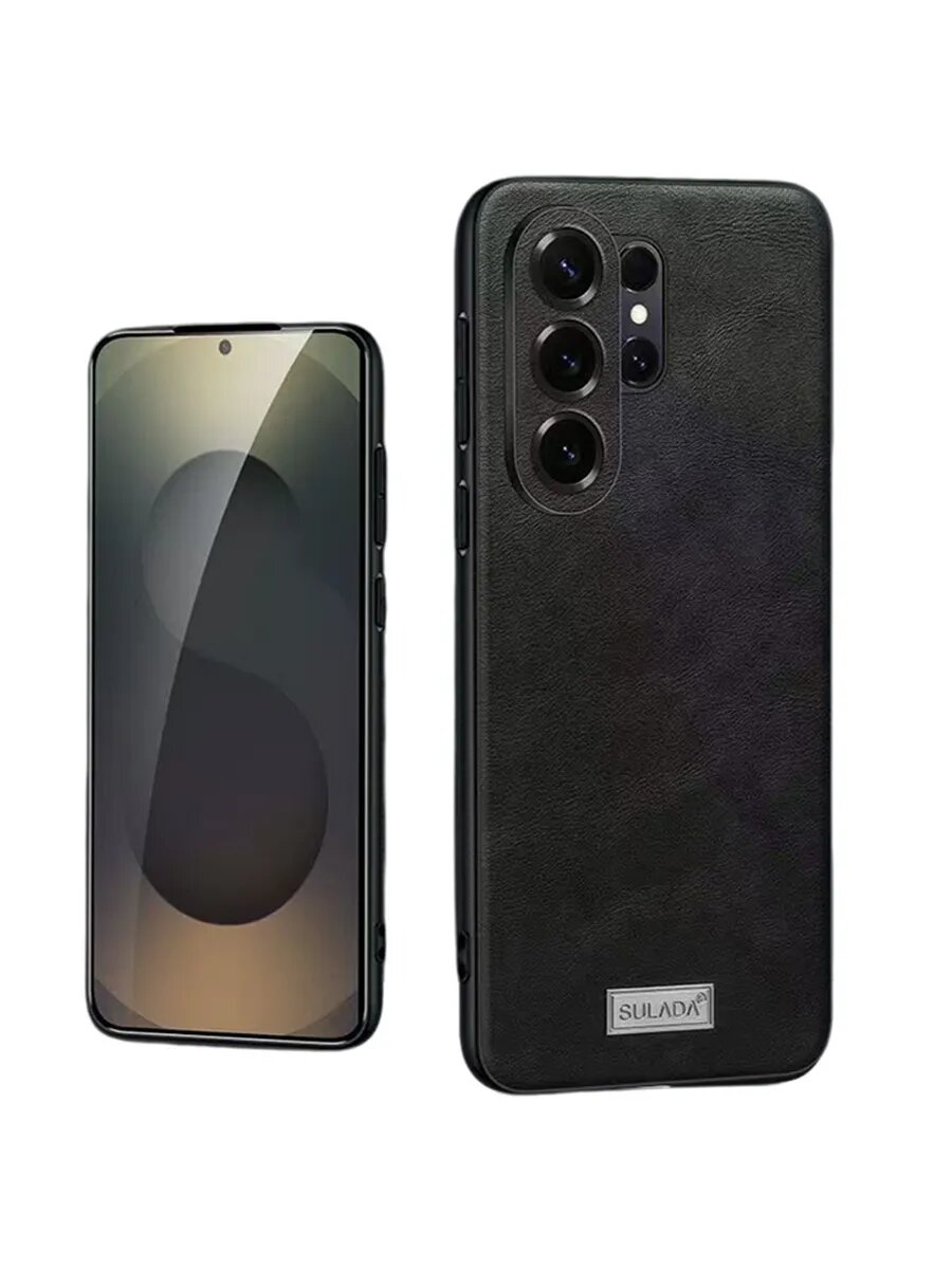 Кожаный противоударный чехол для Samsung Galaxy S26 Ultra