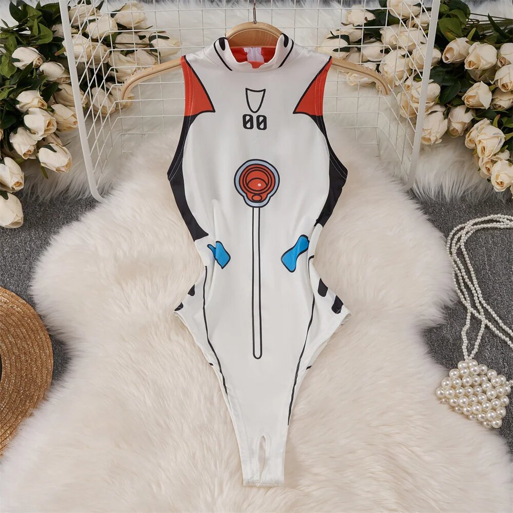 Белое боди SUYISODA, размер M, QD277-White-H