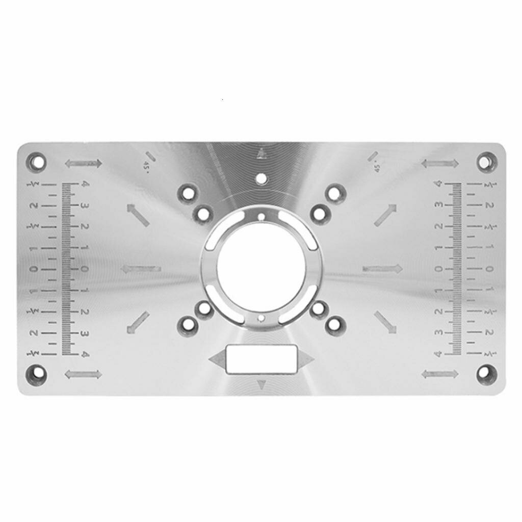 Алюминиевая вставная плита для фрезерного стола