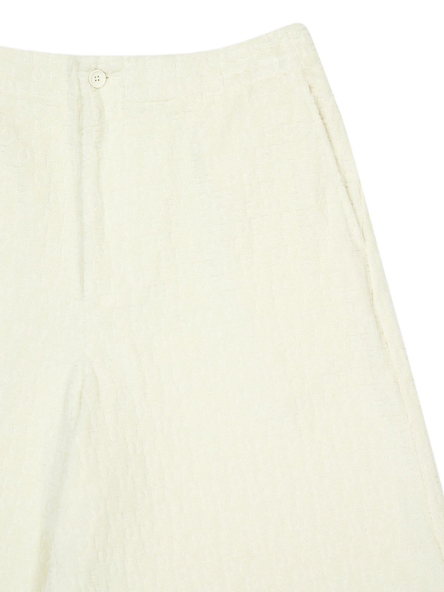Шорты Off-White Logo cotton shorts, размер 48, бежевый/белый — фото 1