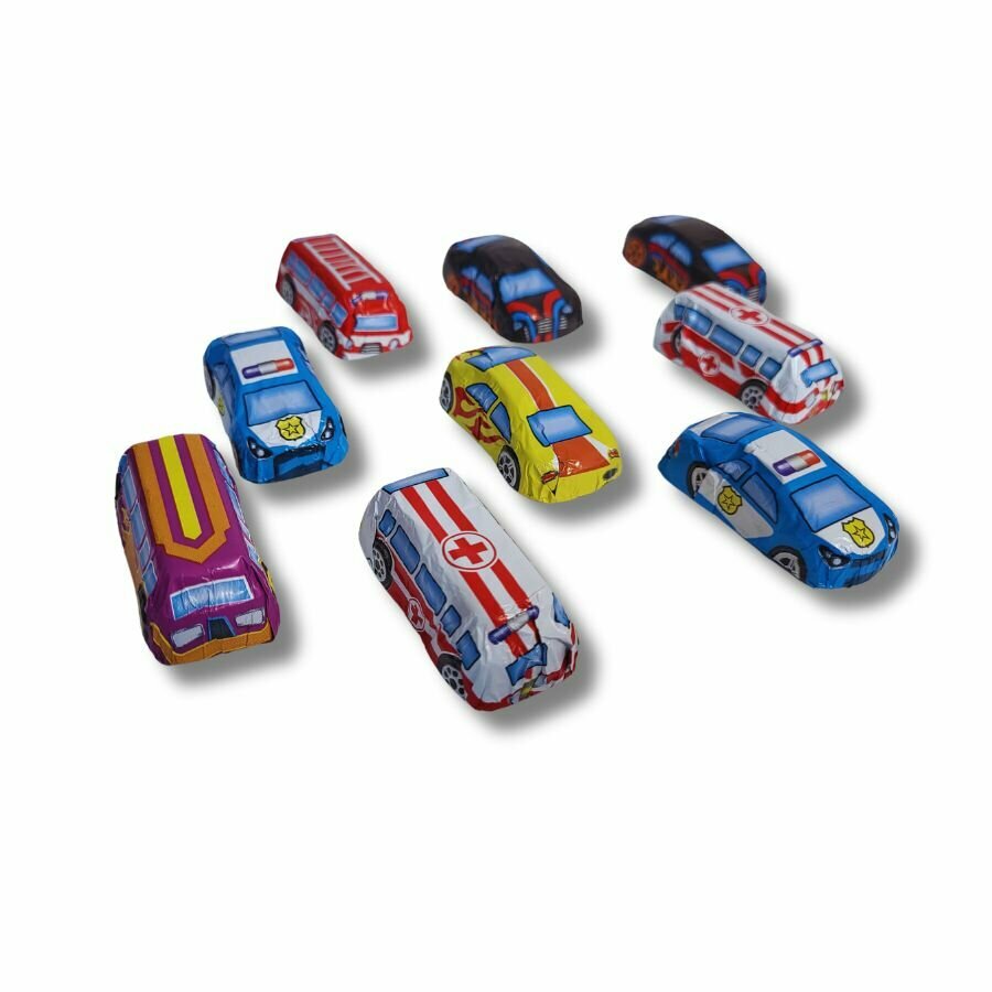 Конфеты "Детский Сувенир Авторалли" Славянка, в форме машинок, 1 кг