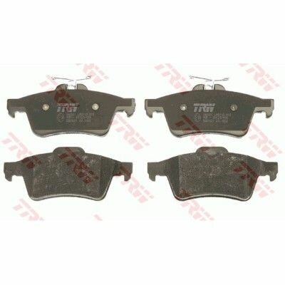 Колодки тормозные задние TRW GDB1621 Ford Focus II 11, 04->, Focus C-Max 10, 03->, Mazda 3, 5 10, 03->, Volvo S40 II, V50 01, 04->