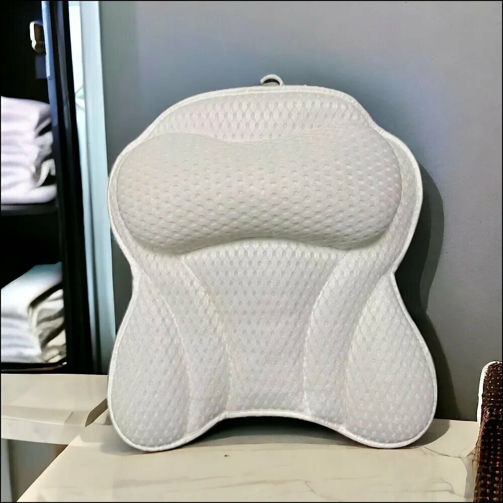 Подушка для ванны с 3D эффектом / Подушка для ванной на присосках