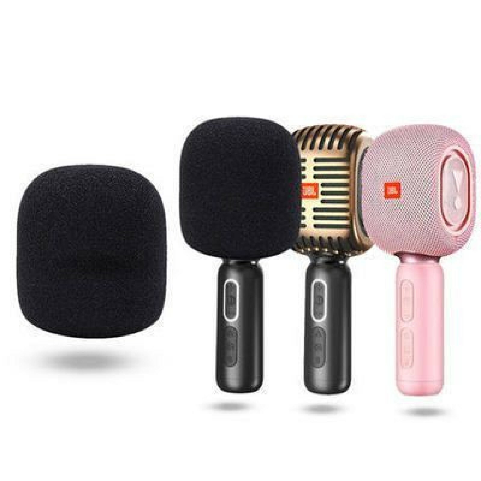 Ветрозащита MyPads для микрофонов JBL KMC500 и KMC600 из черного поролона