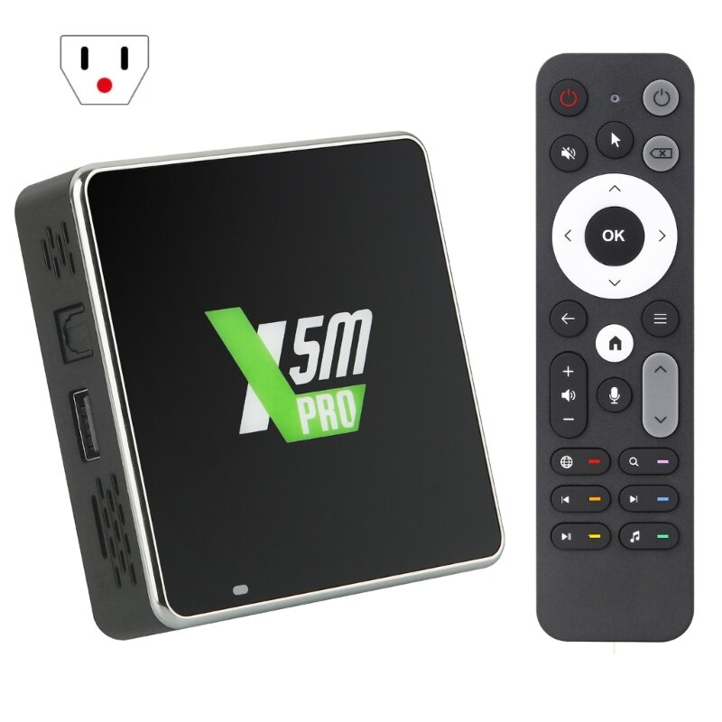 HDTV Box S905X5M Чип 4K WiFi Bluetooth-совместимый Медиаплеер Телеприставка 1000M 4G 32G для Домашнего Кинотеатра Развлечений