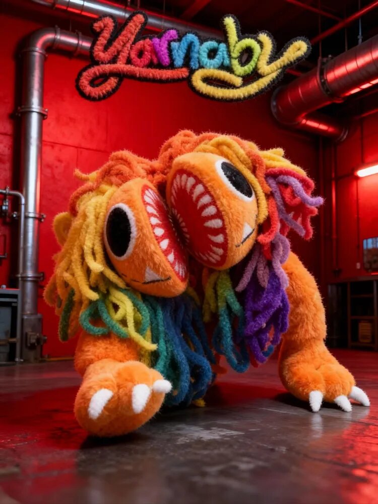 Poppy Playtime - Игрушка Yarnaby Deluxe с подвижными частями