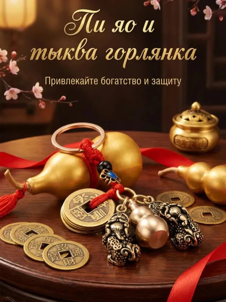 Талисман Оберег/Оберег Тыква вулу феншуй и пи яо