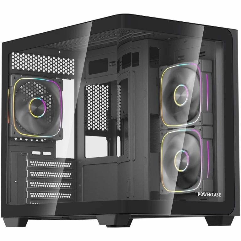 Корпус Powercase Vision Micro M5B Black