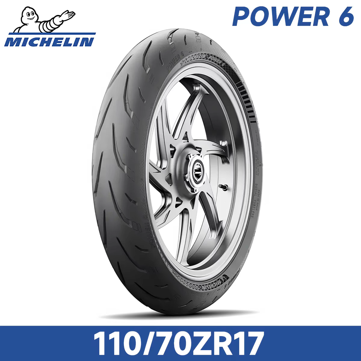 MICHELIN Power 6 Мотошины 110/70 ZR17 (54W)