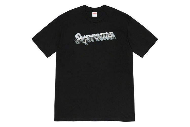 Футболка Supreme Chrome Logo Tee