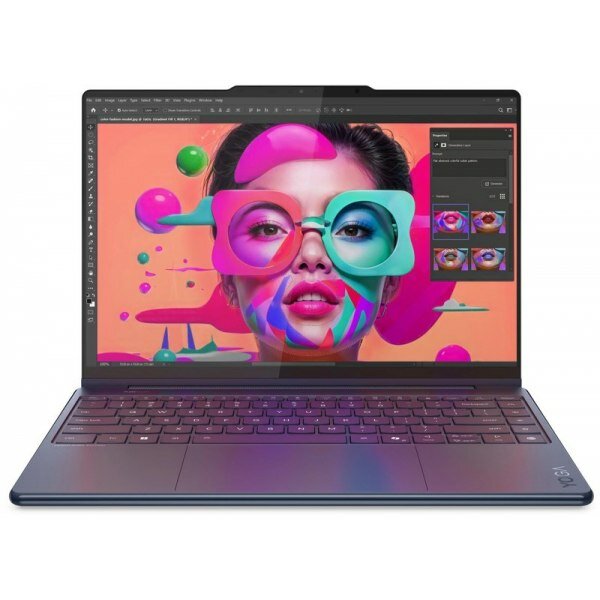 Ноутбук Lenovo Yoga 9 14ILL10 14", 2025, трансформер, OLED, Intel Core Ultra 7 256V 2.2ГГц, 8-ядерный, 16ГБ LPDDR5x, 1ТБ SSD, Intel Arc 140V, Windows 11 Home, синий (83lc0054rk)