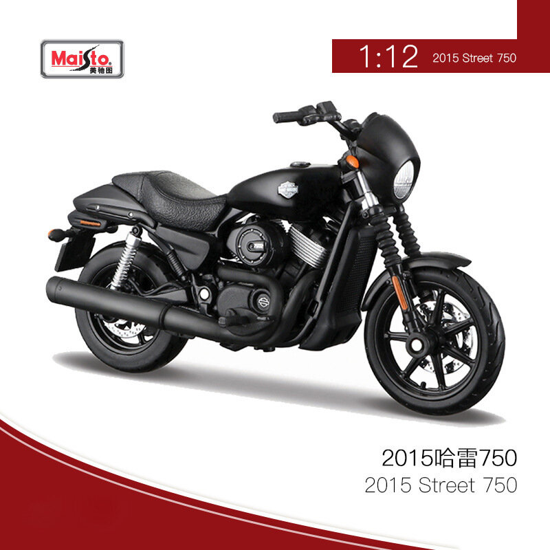 Maisto Фигурка Harley Glide Мотоцикл Harley-Davidson 1:12 Модель тяжелого мотоцикла Моделирование для мальчиков