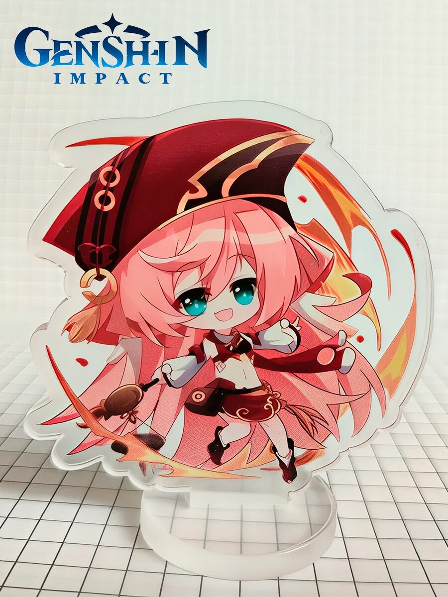 Фигурка Янь Фэй из аниме игры Геншин Импакт Genshin Impact 5 см