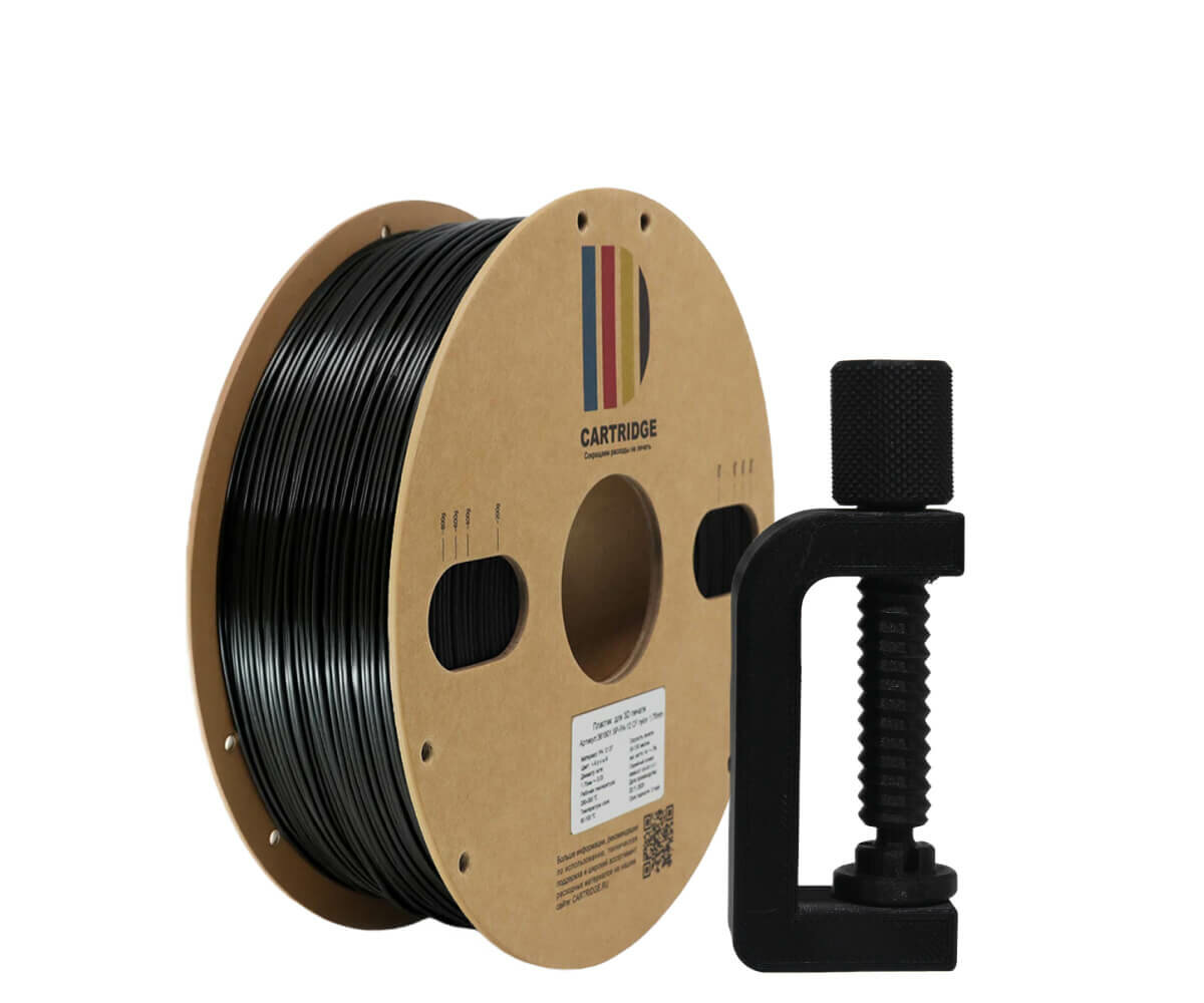 ASA-пластик для 3D-принтера, черный, CartriDge