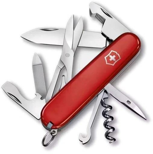 Нож перочинный VICTORINOX Companion 91 мм, 16 функций, красный (1,3909)