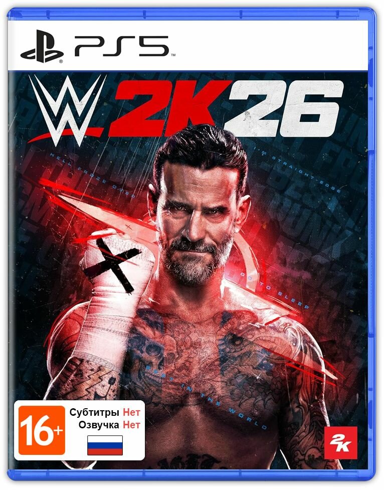 WWE 2K26 (PlayStation 5, Английская версия) / Игра на диске PS5 / WWE 26 / WWE 2026