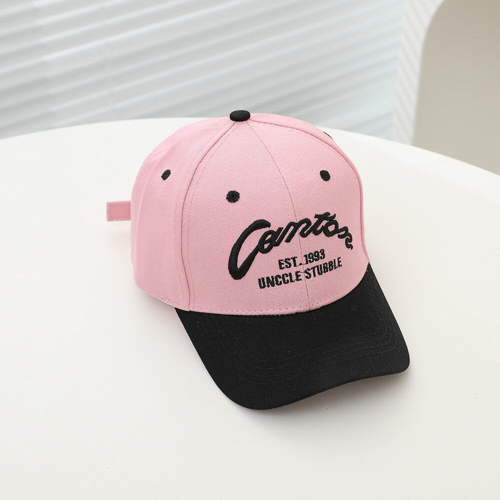 DIY Кепка Детская Буква Вышитая Винтажная Бейсболка Хлопок