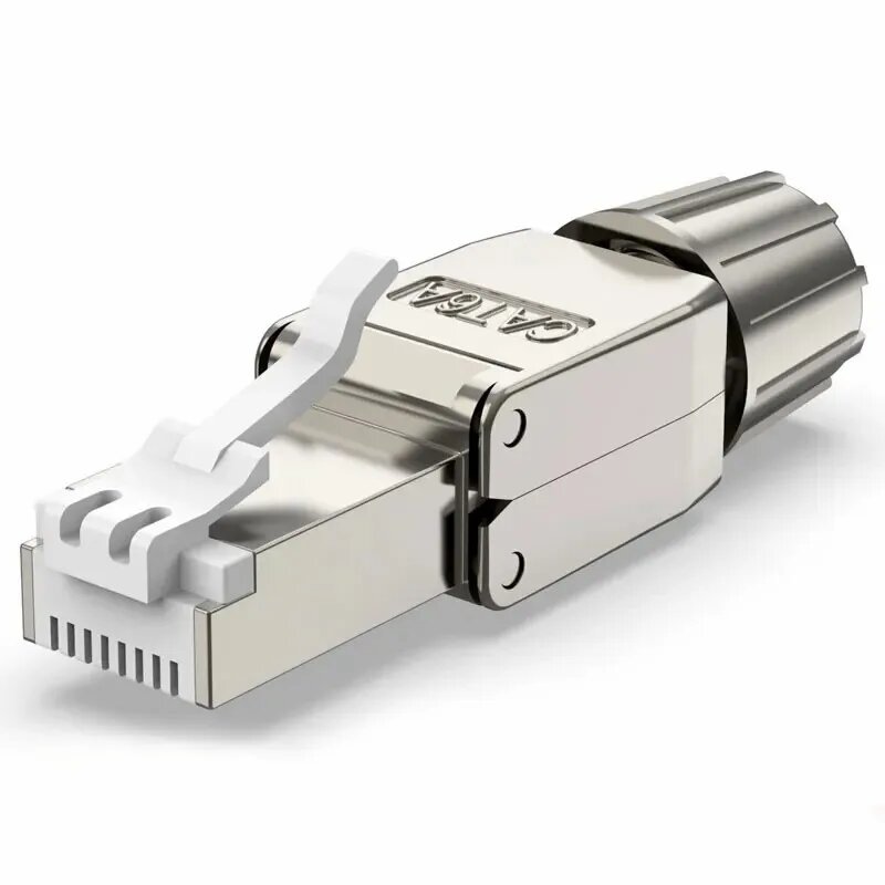 2шт RJ45 Cat6A STP разъем многоразовый