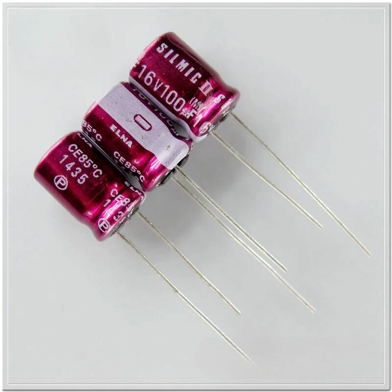 10 шт. ELNA SILMIC II серии 16v100uF 8X11.5mm для аудио DIY конденсатор