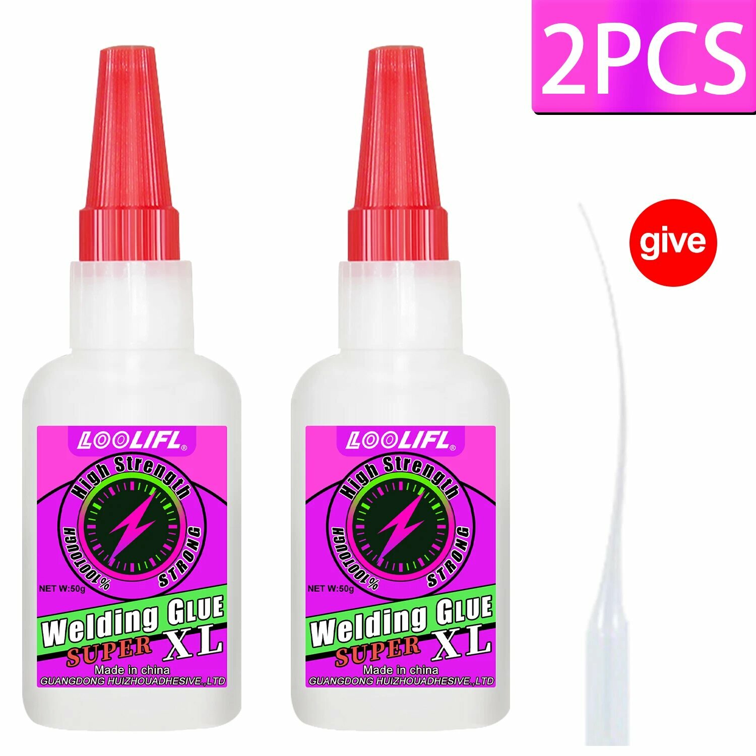 LOOLIFL супер клей 50 г K-YSJ-50G-2PCS