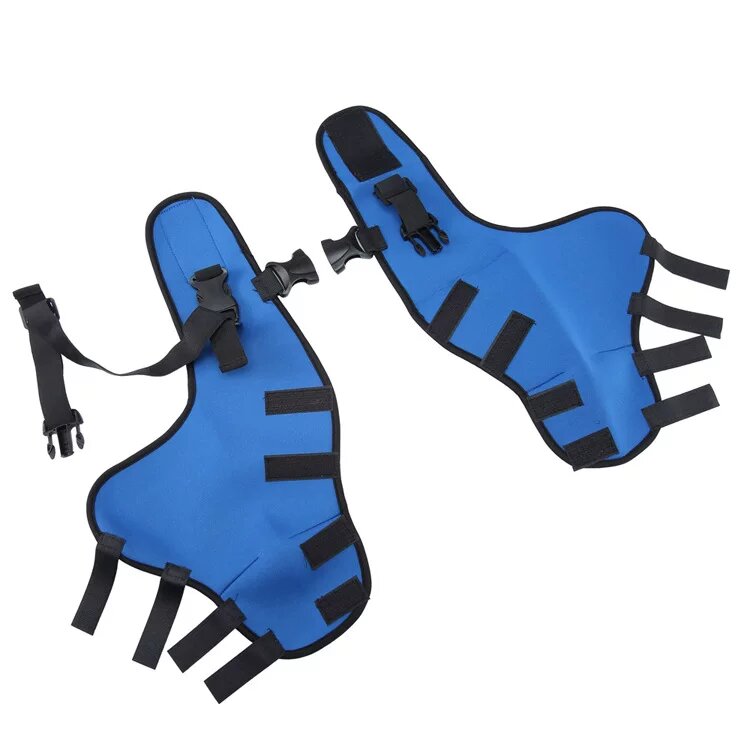 Ортопедический брейс для колена собаки после операции при вывихе надколенника, синий размер XS для очень маленьких пород