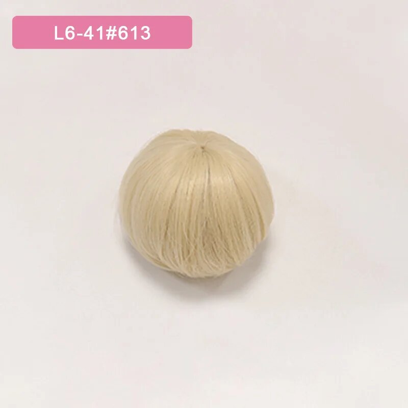 Парик для куклы BJD 6-7 дюймов, белый, L6-41 #613