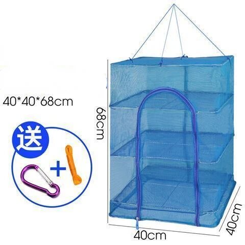 New Folding Drying Net Anti-fly Cage Fishing Net Drying Fish Drying Cage Drying Net Drying Vegetable Net Rack Dry Goods