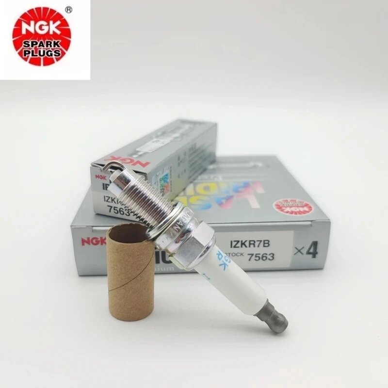 Оригинальный телефон NGK IZKR7B 7563 стандарта, Платиновый, для VW Touareg Golf R32 Eos Audi TTCoupe TT Roadster Cayenne л BKJ BUB, 6 шт.
