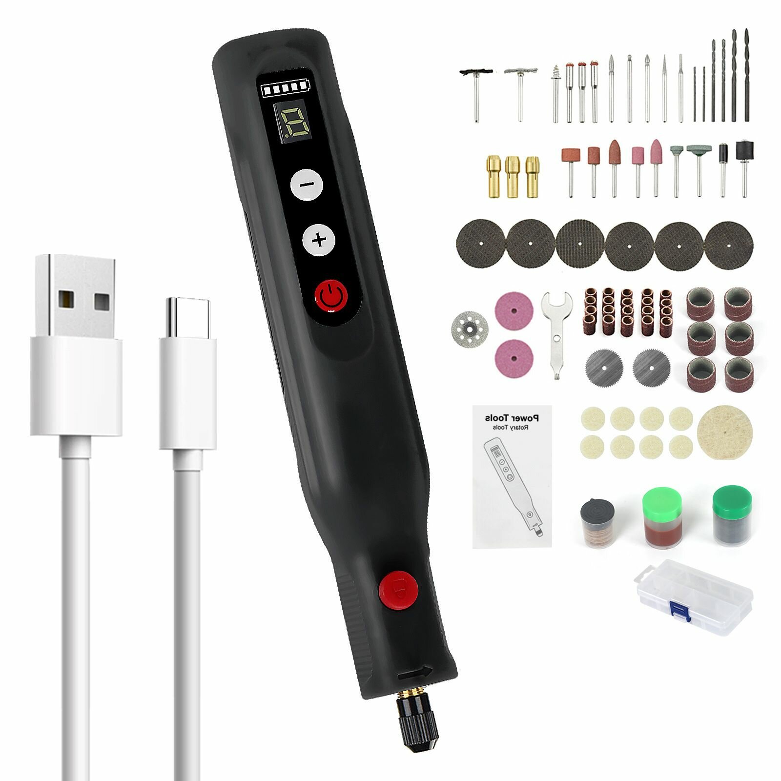 155 вариантов: портатив-ный набор для творчества c USB-зарядкой и 5 страницами